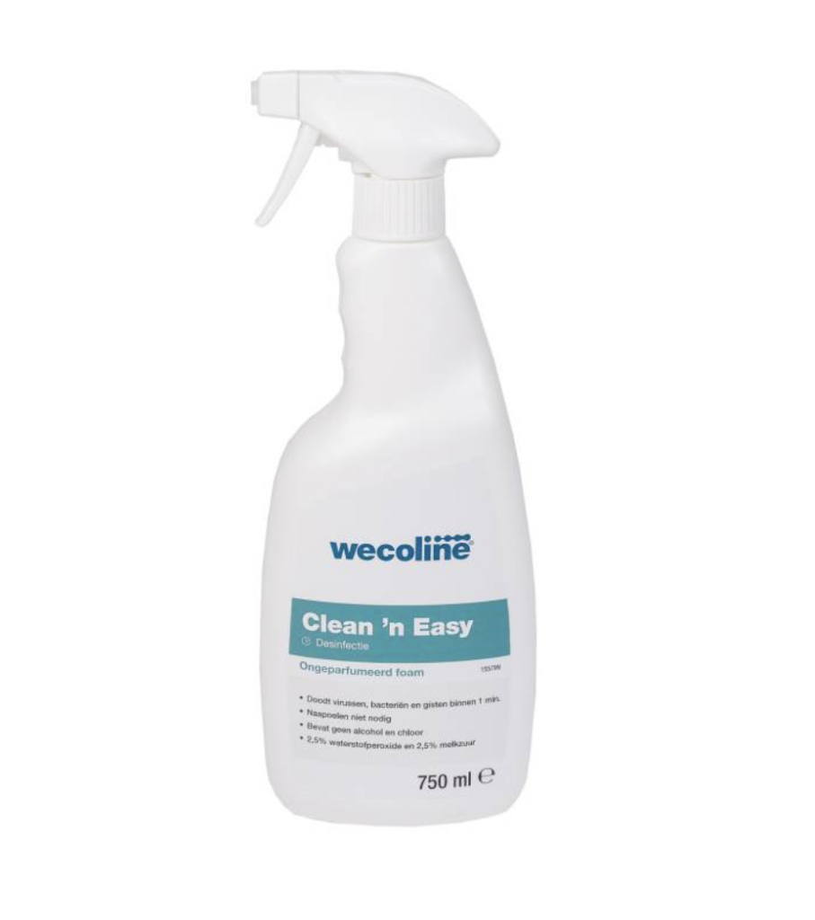 Wecoline - Clean 'n Easy Desinfectie Foamspray (750ml) - Maris Care